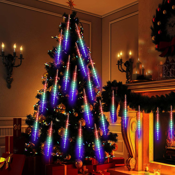 The Holiday Aisle® Jerris Outdoor 288 - Bulb 19.69'' Solar Powered LED ...