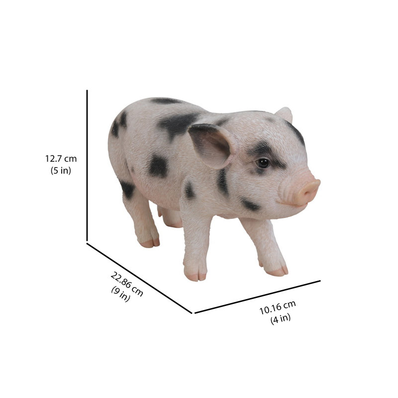 Hi-Line Gift Ltd. Standing Baby Pig Statue & Reviews | Wayfair
