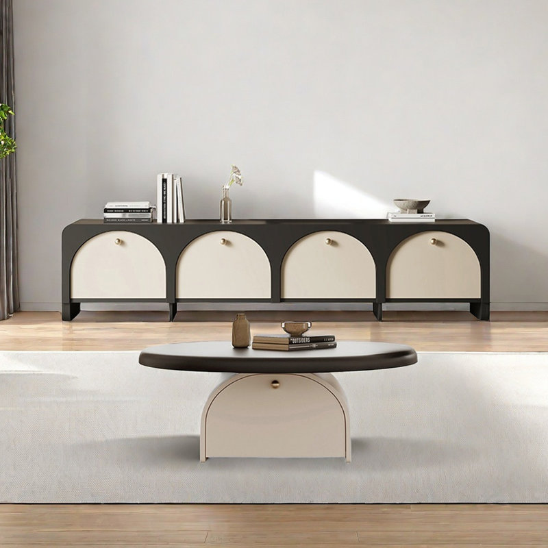 Orxva Galaxy Retro Creative TV Stand & Coffee Table Set | Wayfair