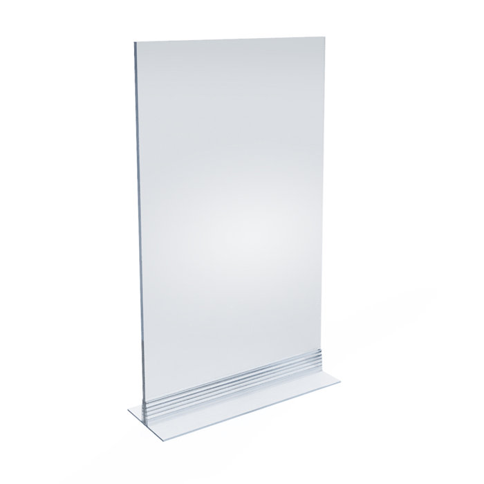 Azar Displays Clear Acrylic Double Sided Sign Holder 8.5" x 14 ...