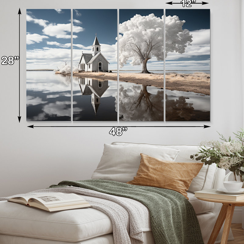 Red Barrel Studio® Landscape Church Sacred Reflections II - Spiritual ...