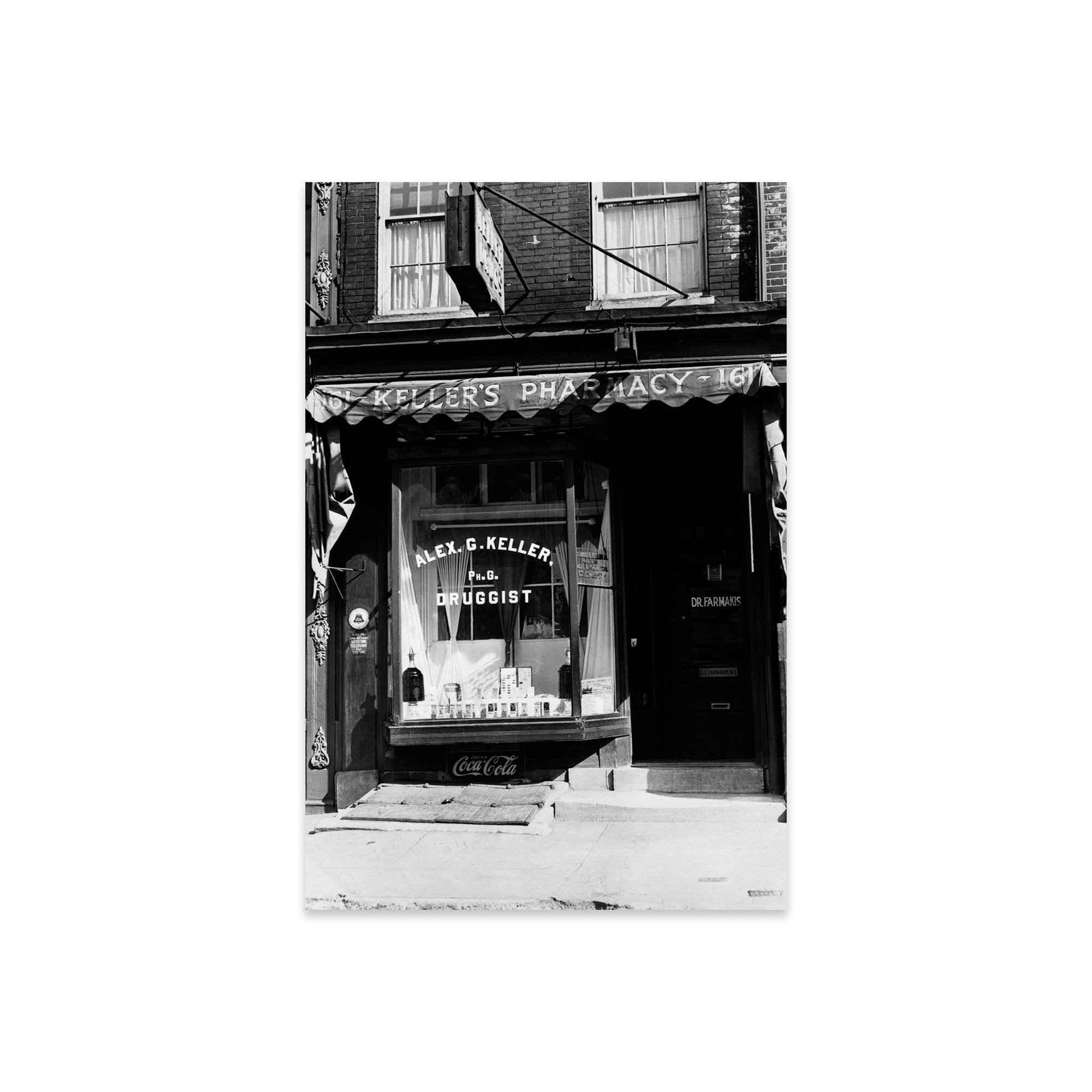 Ebern Designs 1930s Pharmacy Storefront On Plastic/Acrylic by Vintage ...