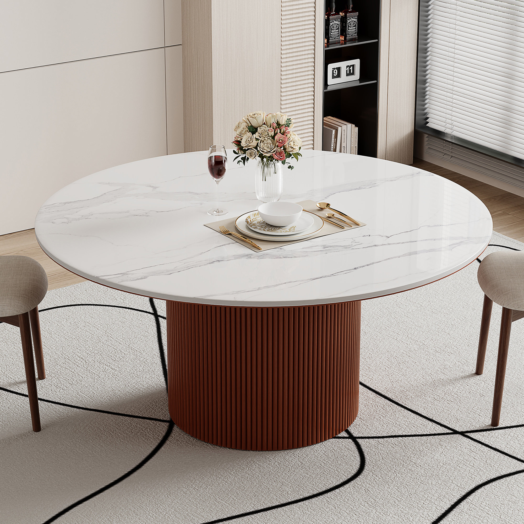 Ivy Bronx Eduino Round 59'' - Wayfair Canada