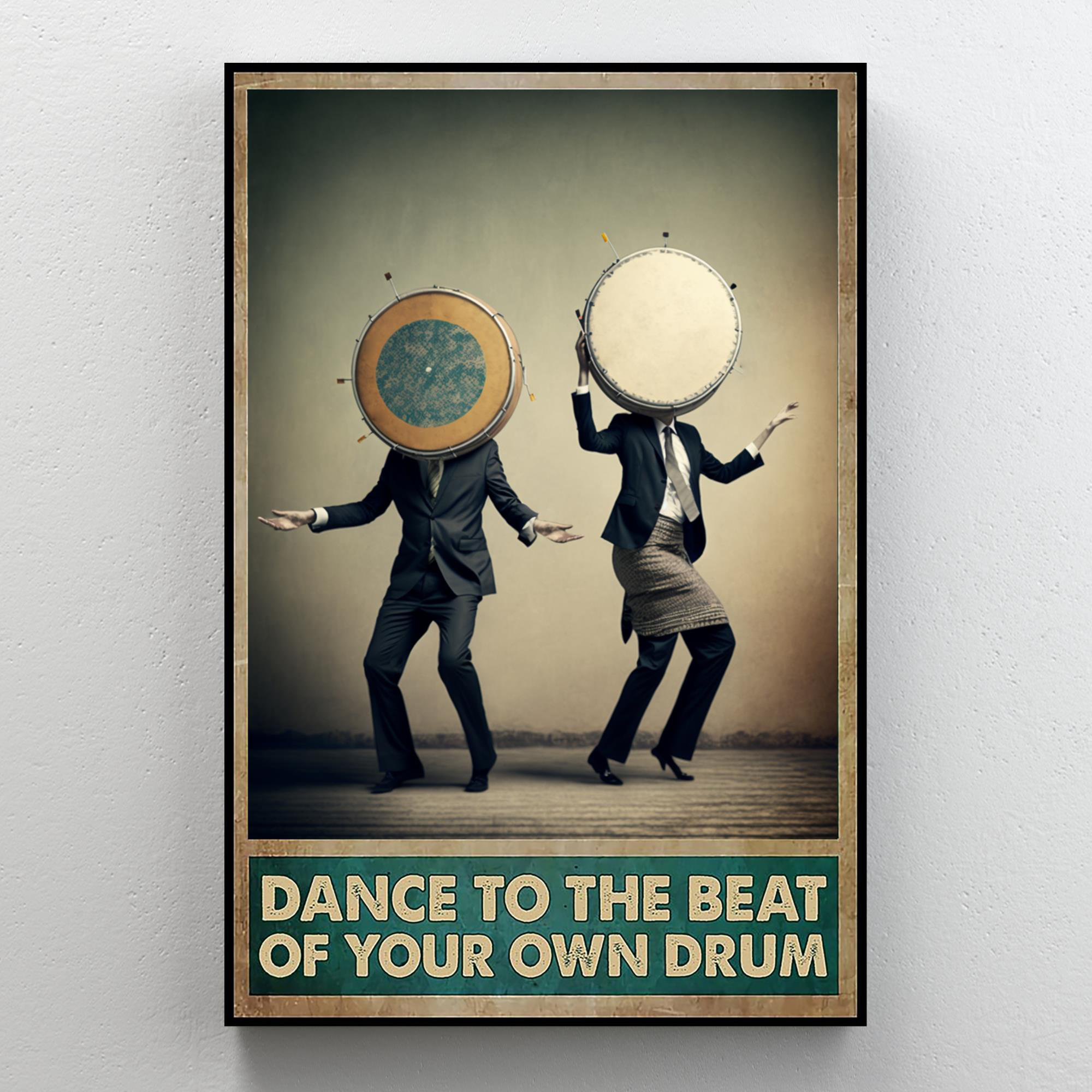 Trinx Tottenham Dance To The Beat Of Your Our Drum On Canvas Graphic ...