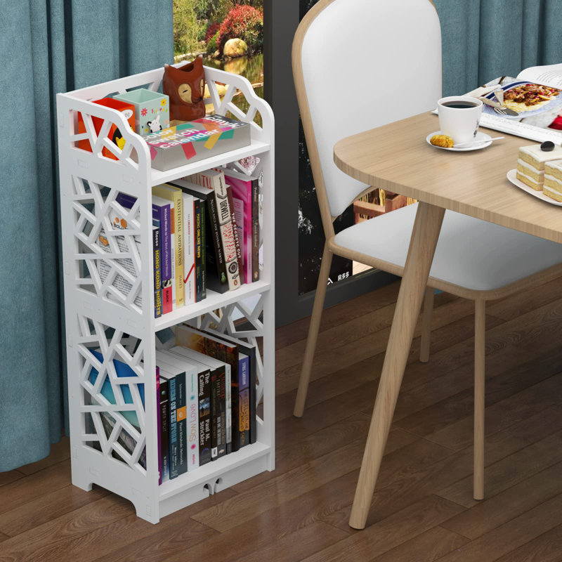 Lark Manor™ Small Bookshelf For Small Spaces, Bookcase With 3 Tier 2 ...