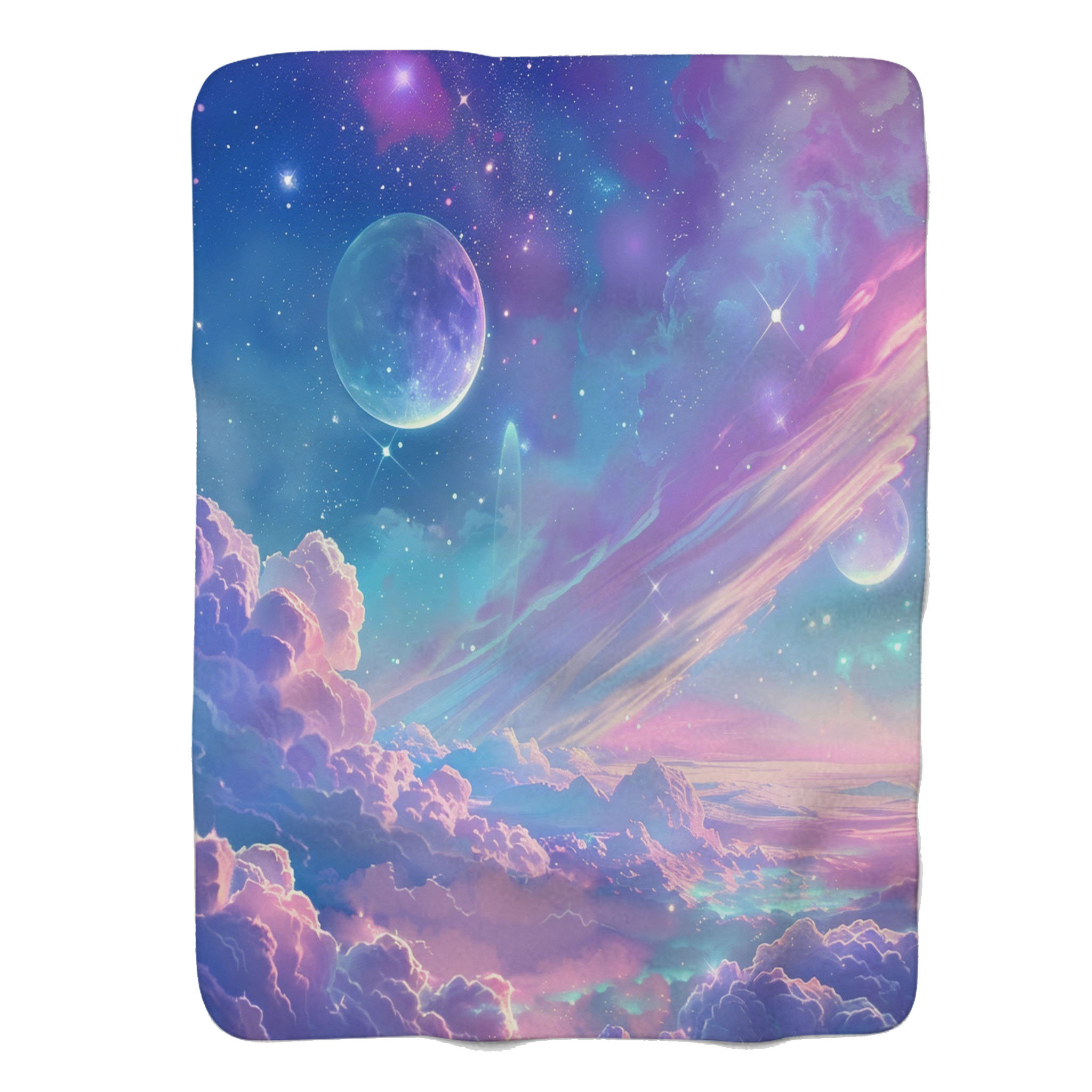 MentionedYou Subtle Space Art - 1 Piece Premium Blanket | Wayfair