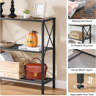Latitude Run® Vintage 3-Tier Entryway Console Table With Shelves For ...