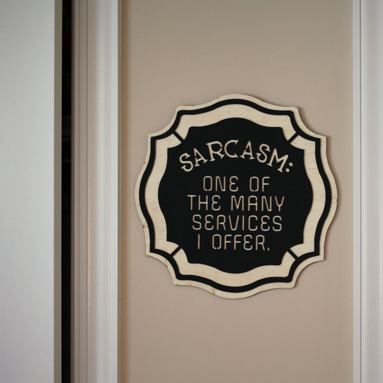 Trinx Text Wall Decor | Wayfair
