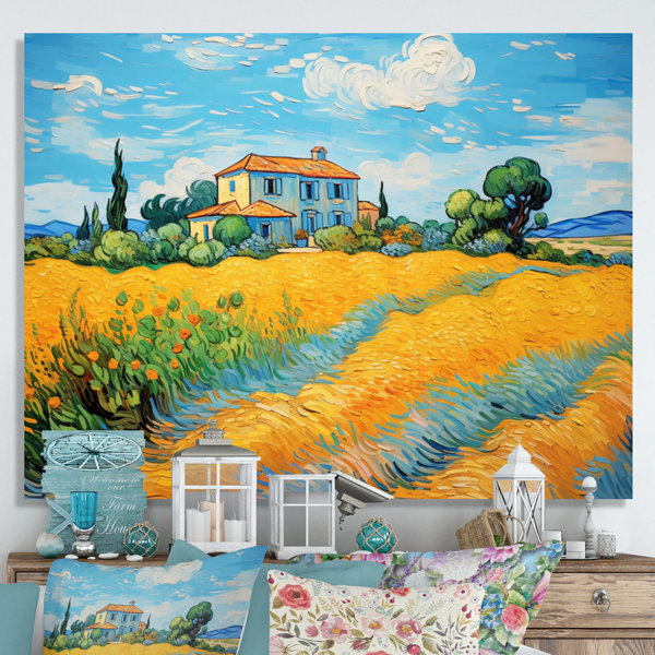 Red Barrel Studio® " Vangogh The Yellow House In Arles II " by Vincent ...