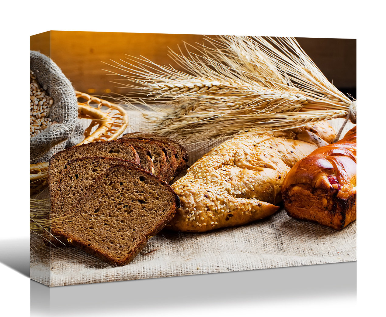 Gracie Oaks Framed Canvas Wall Art Decor Painting For Kitchen,Dining ...