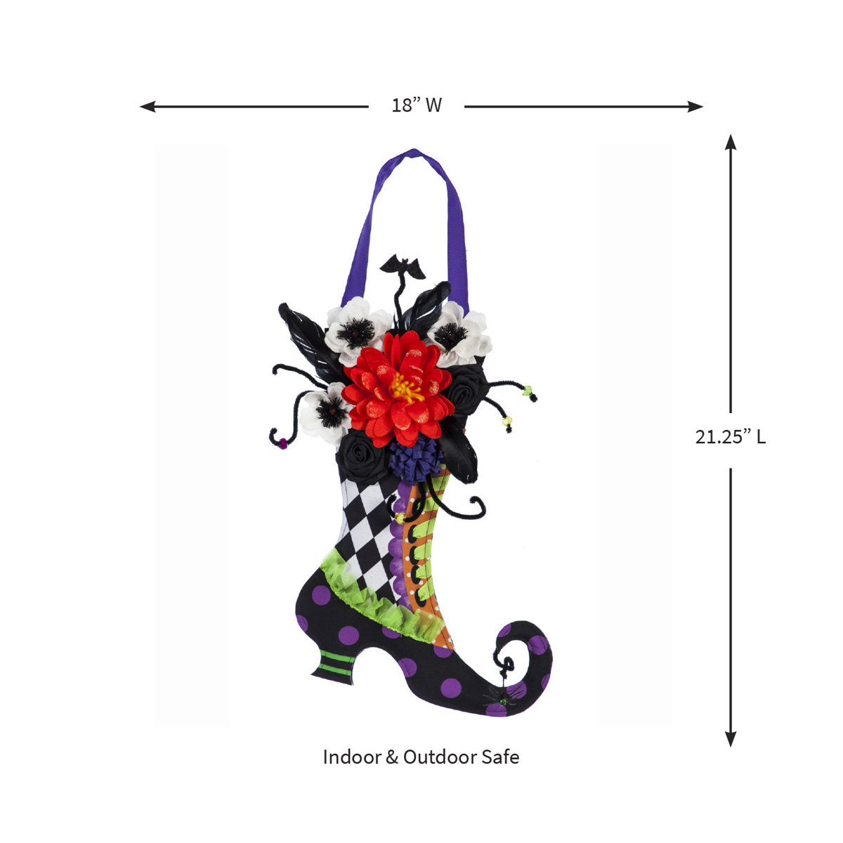 The Holiday Aisle® Witch Boot Door Mural & Reviews | Wayfair