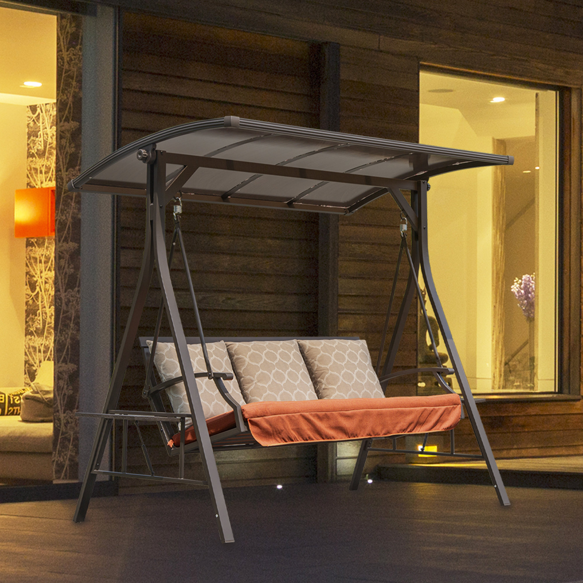 Arlmont & Co. Gricel Porch Swing with Stand & Reviews - Wayfair Canada