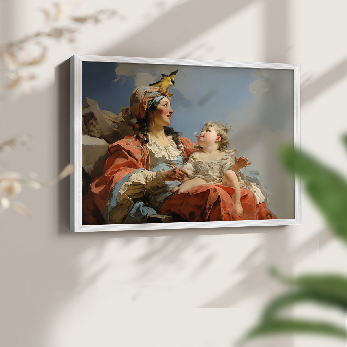 Fleur De Lis Living Angels From Above-XXVI -Framed Print - Restickable ...