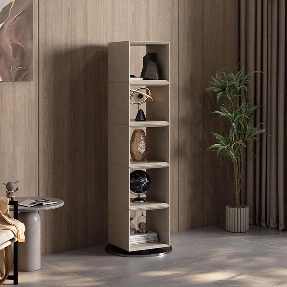 Orren Ellis Orange Modern Manufactured Wood Standard Bookcase | Wayfair