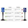 US Weight 4' Sign Post and 40 lb. Base Kit | Wayfair