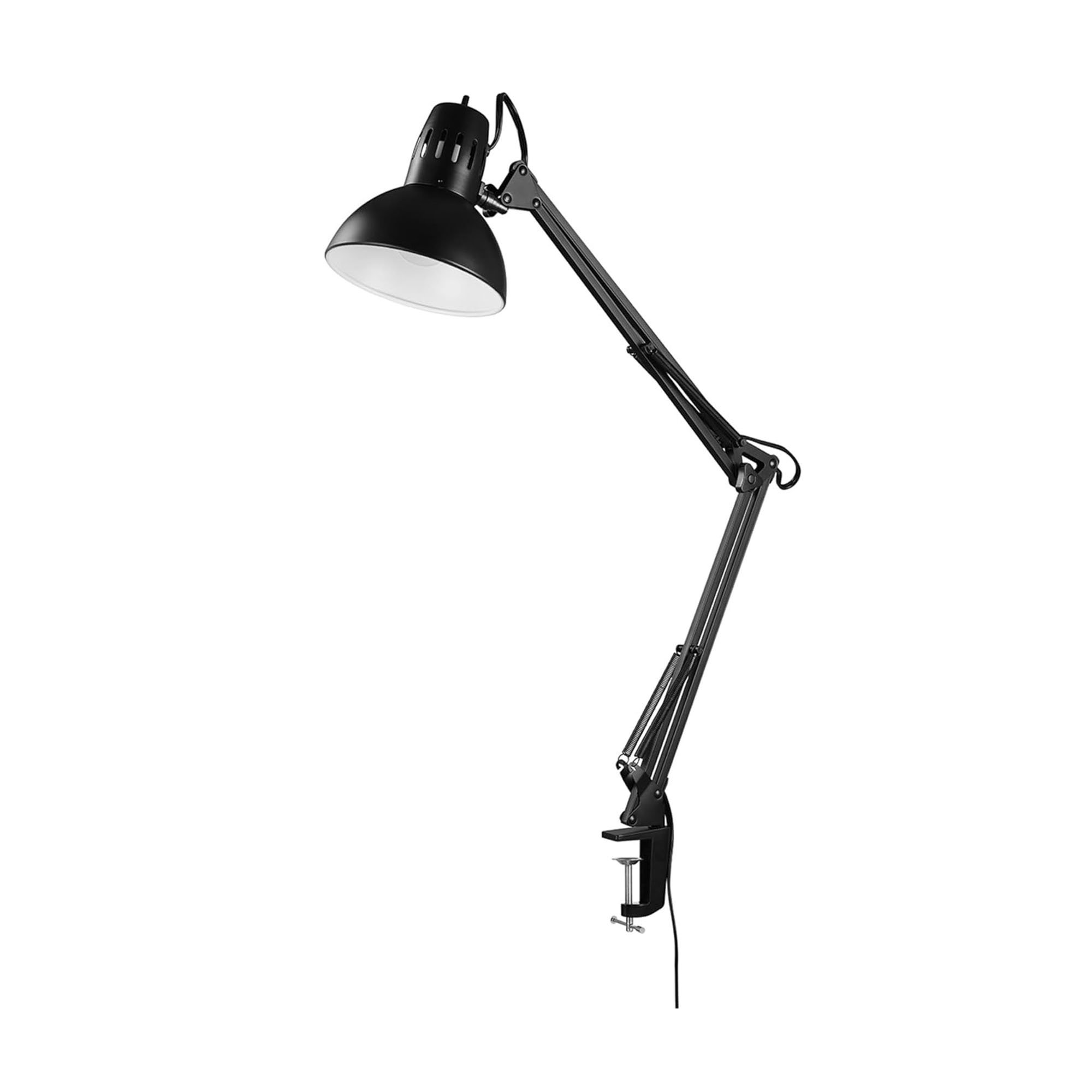 Inbox Zero Electric 56963 31.5" Multi-Joint Desk Lamp with Metal Clamp ...