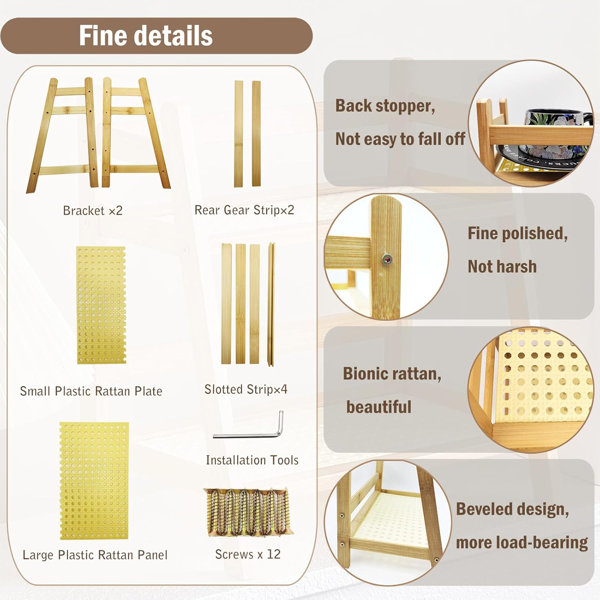 Rebrilliant Risers Display Stands ,Tiered Tray Stand Wooden Perfume ...
