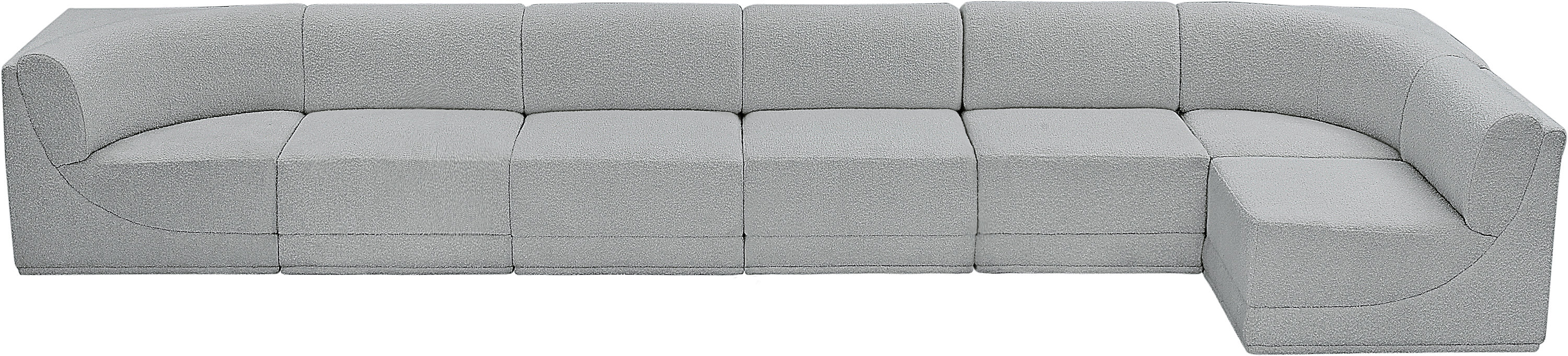 Wrought Studio™ Izick 7 - Piece Upholstered Sectional | Wayfair