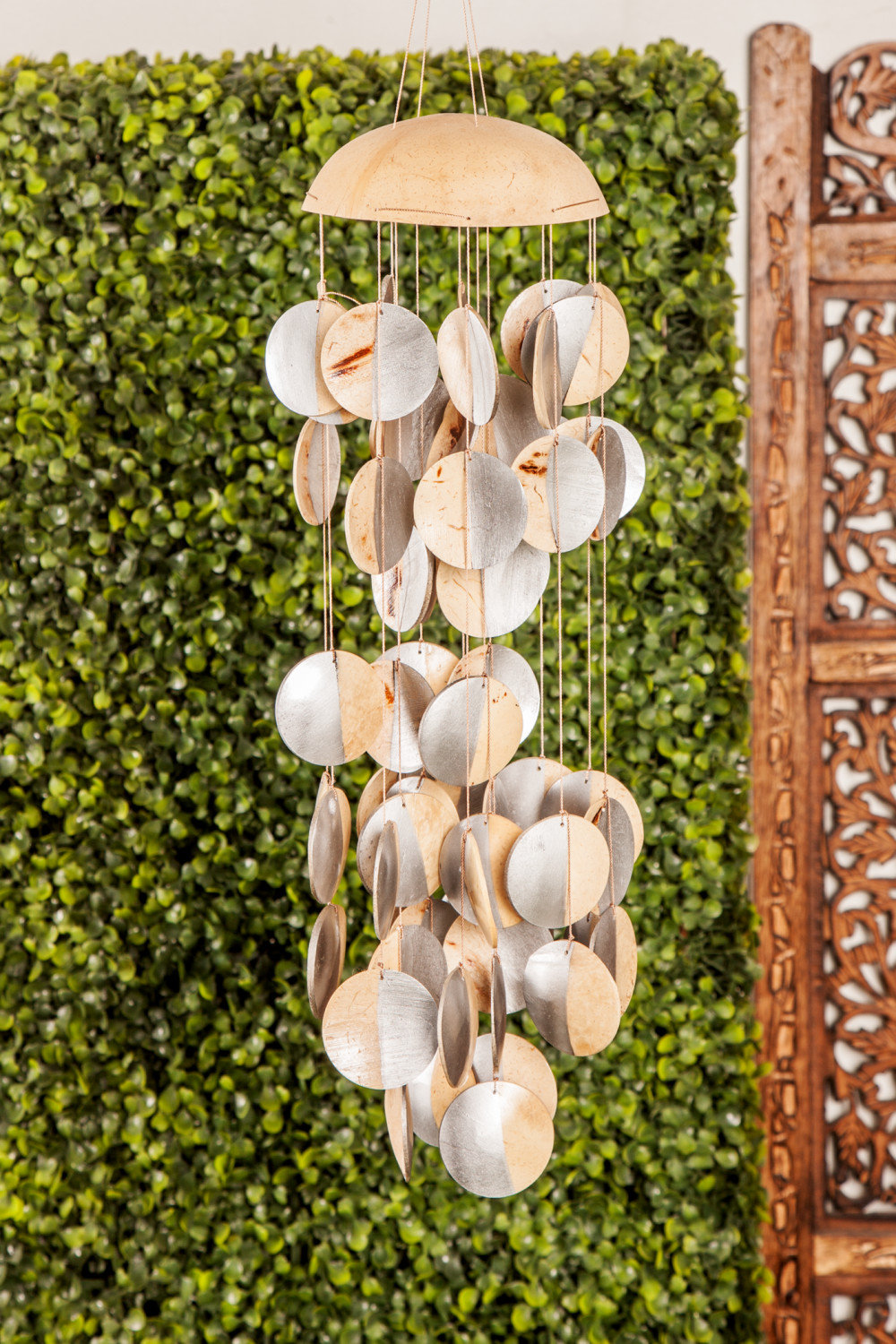Bay Isle Home™ Coconut Shell Wind Chime & Reviews | Wayfair