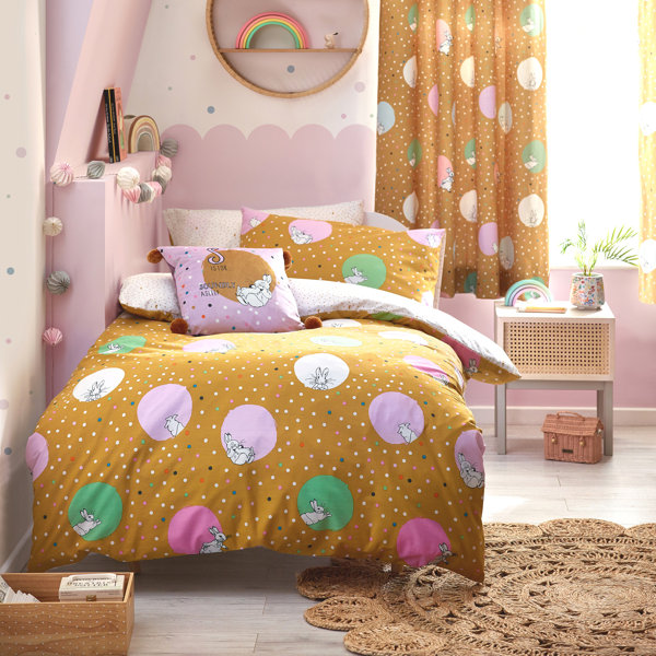 Peter Rabbit TM Dotty Peter Rabbit Cotton Blend, Polyester Dots Duvet ...