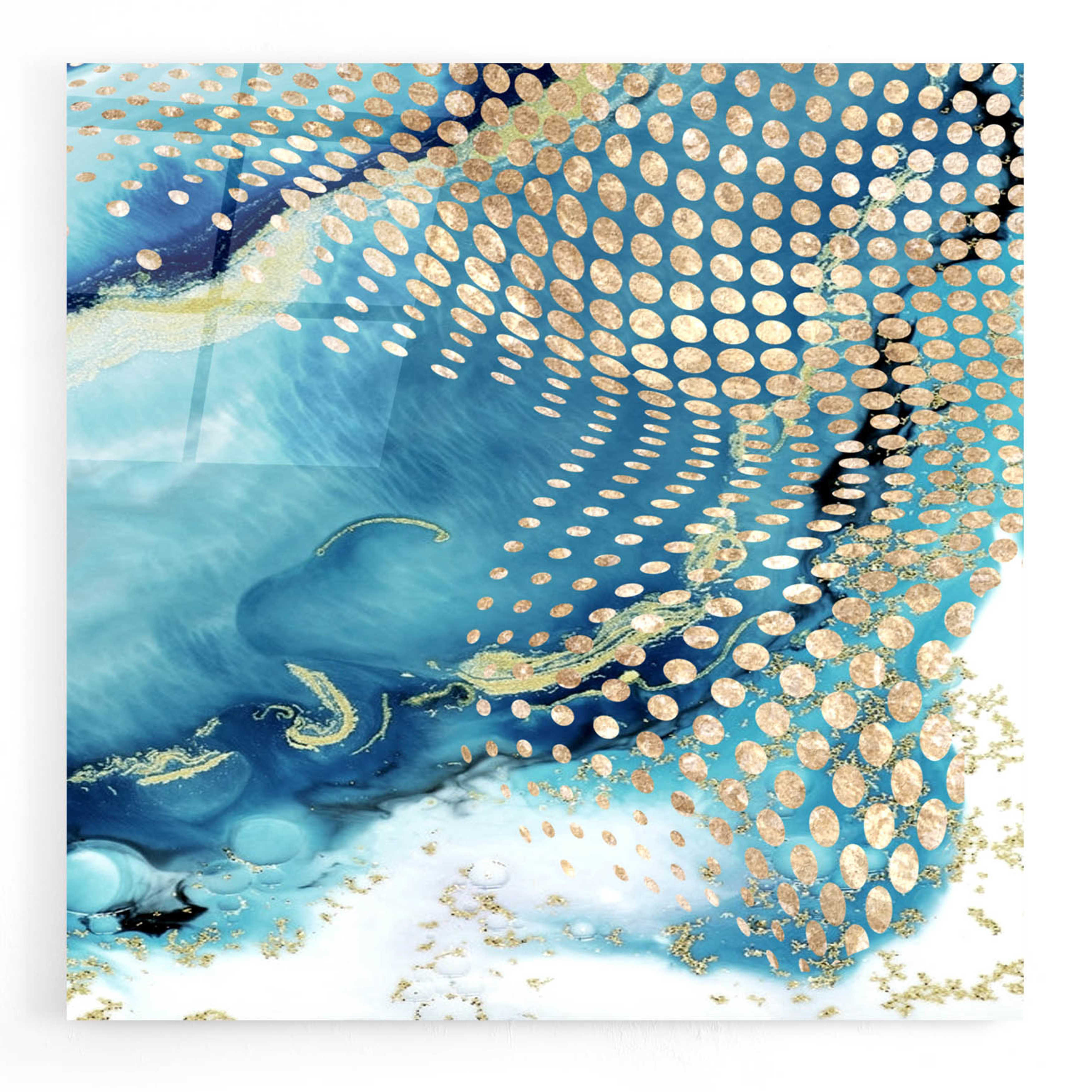 Mercer41 Epic Art 'Waves And Dots 2' By Karen Smith, Acryli Waves And ...