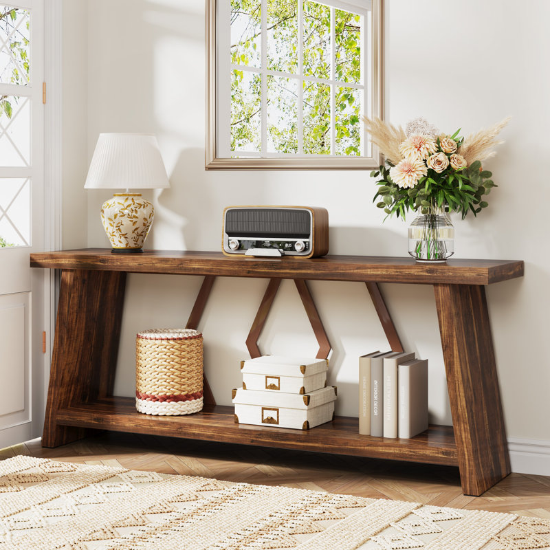 Mercer41 Danieliz 70.86'' Long Console Entryway Table for Living room ...