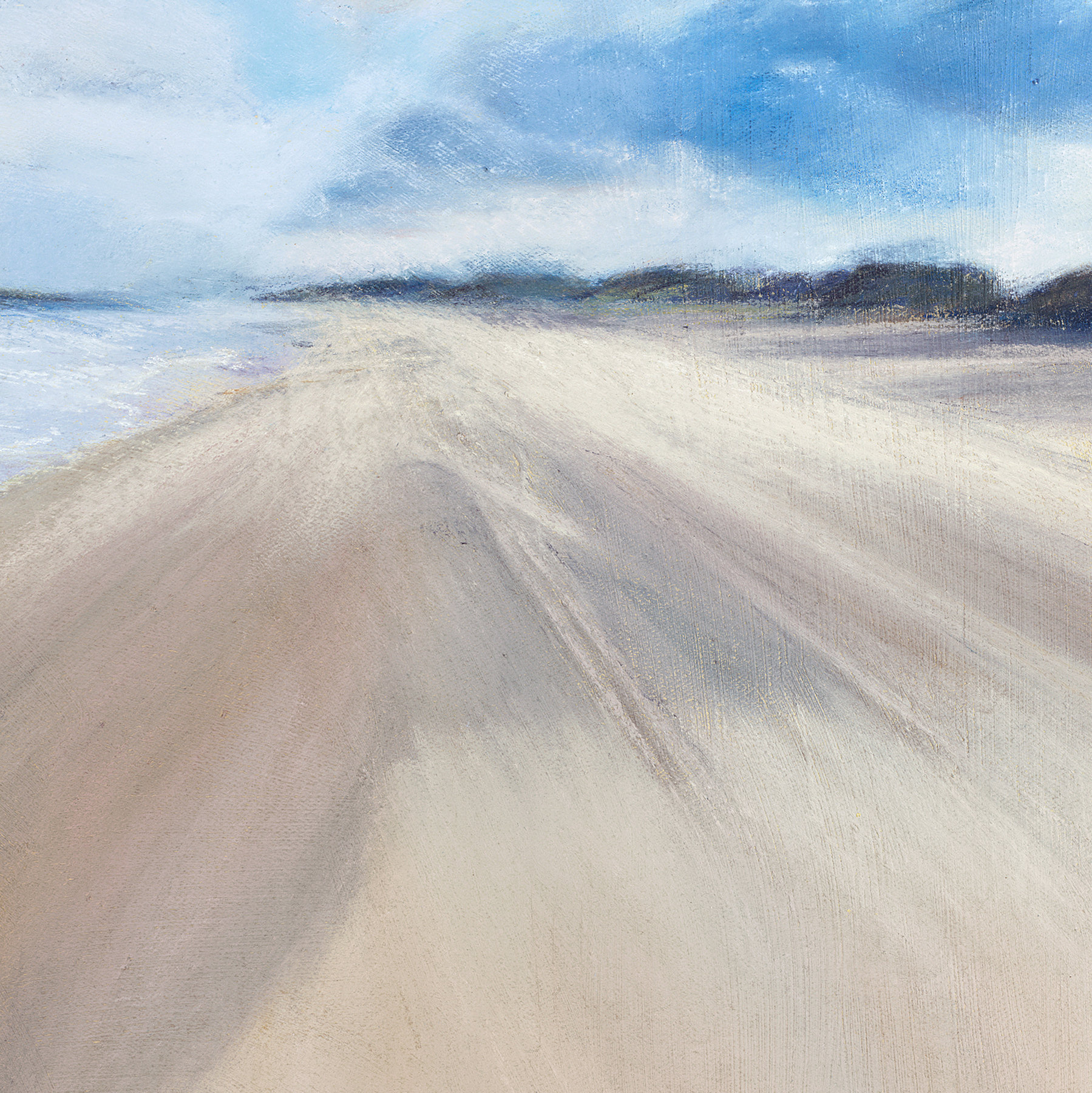 Wendover Art Group Wind Swept Beach - Unframed Painting on Canvas | Wayfair