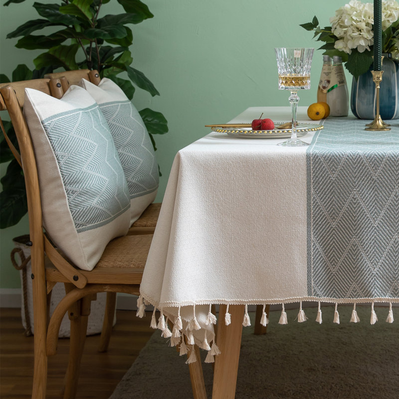 George Oliver High Quality Rectangle Cotton And Linen Tablecloth With ...