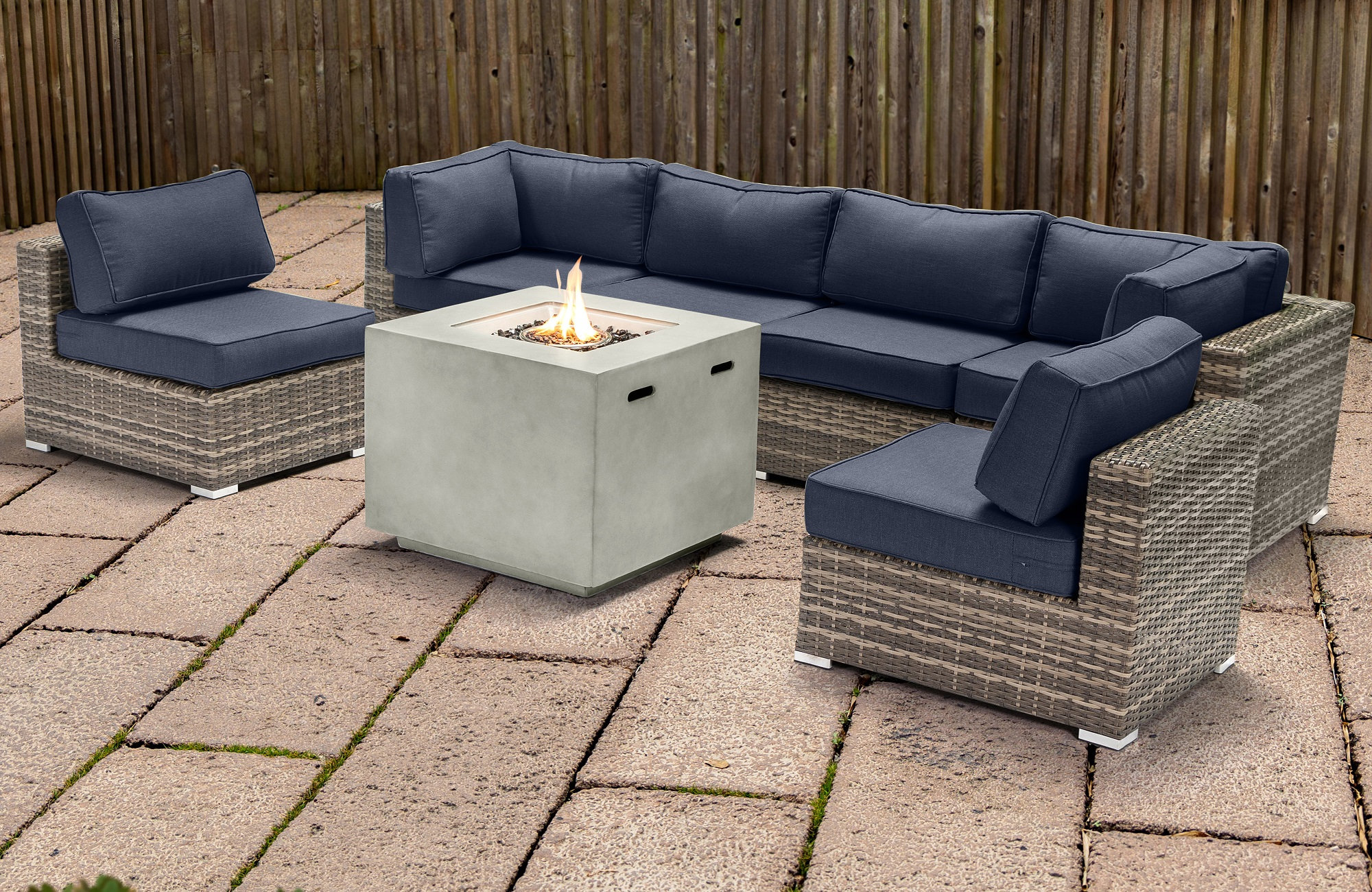 Latitude Run® Sayma Fully Assembled 6 Person Seating Group With ...