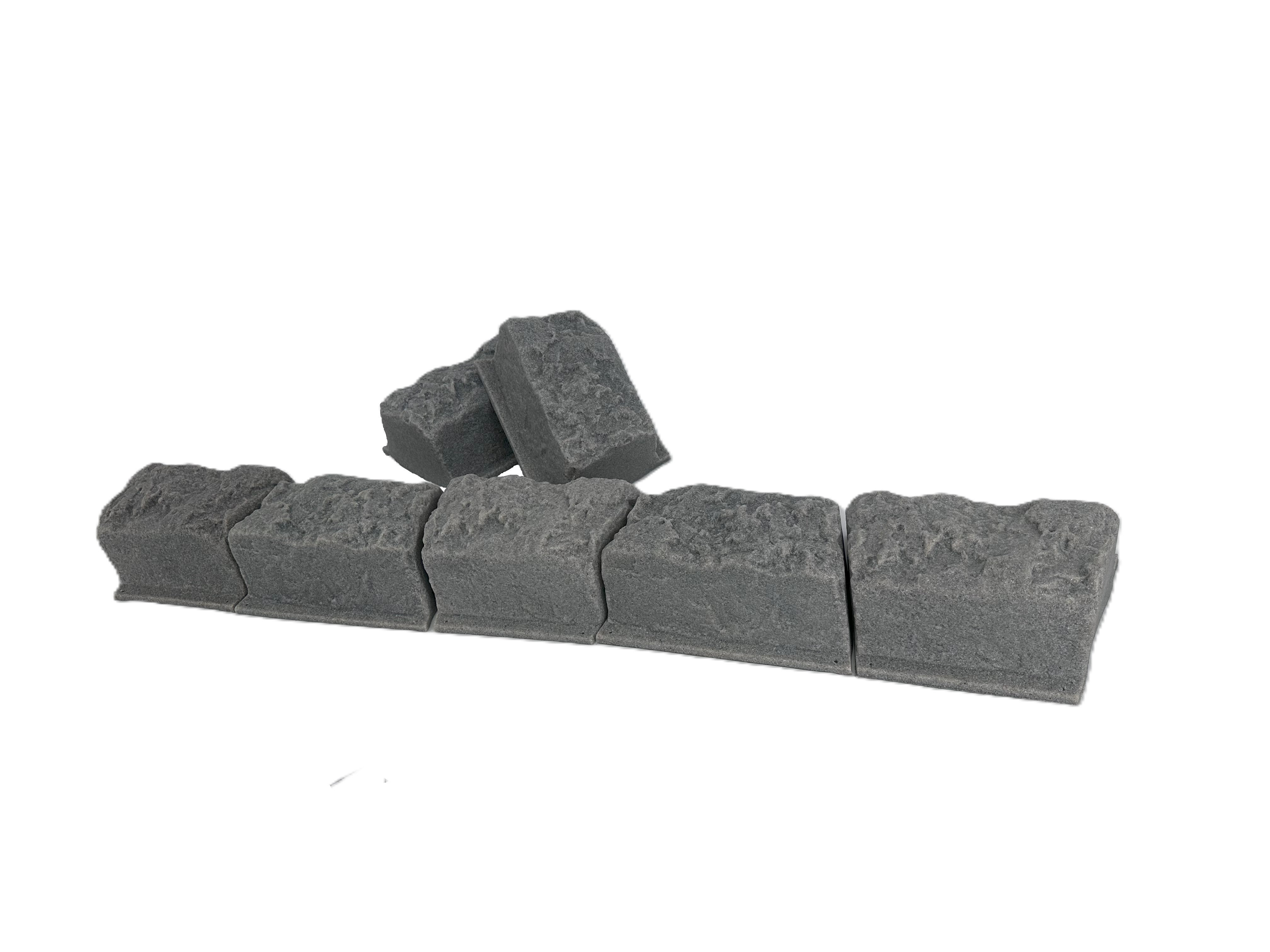 DekoRRa Products Artificial Stone Block Edging | Wayfair