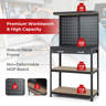 WFX Utility™ Multi-use Workbench W/ 2 Shelves Heavy-duty Work Table ...