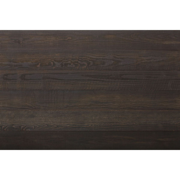 Loon Peak® 5" X 48" Thermo Treated Black Wood Large Wall Plank Set ...