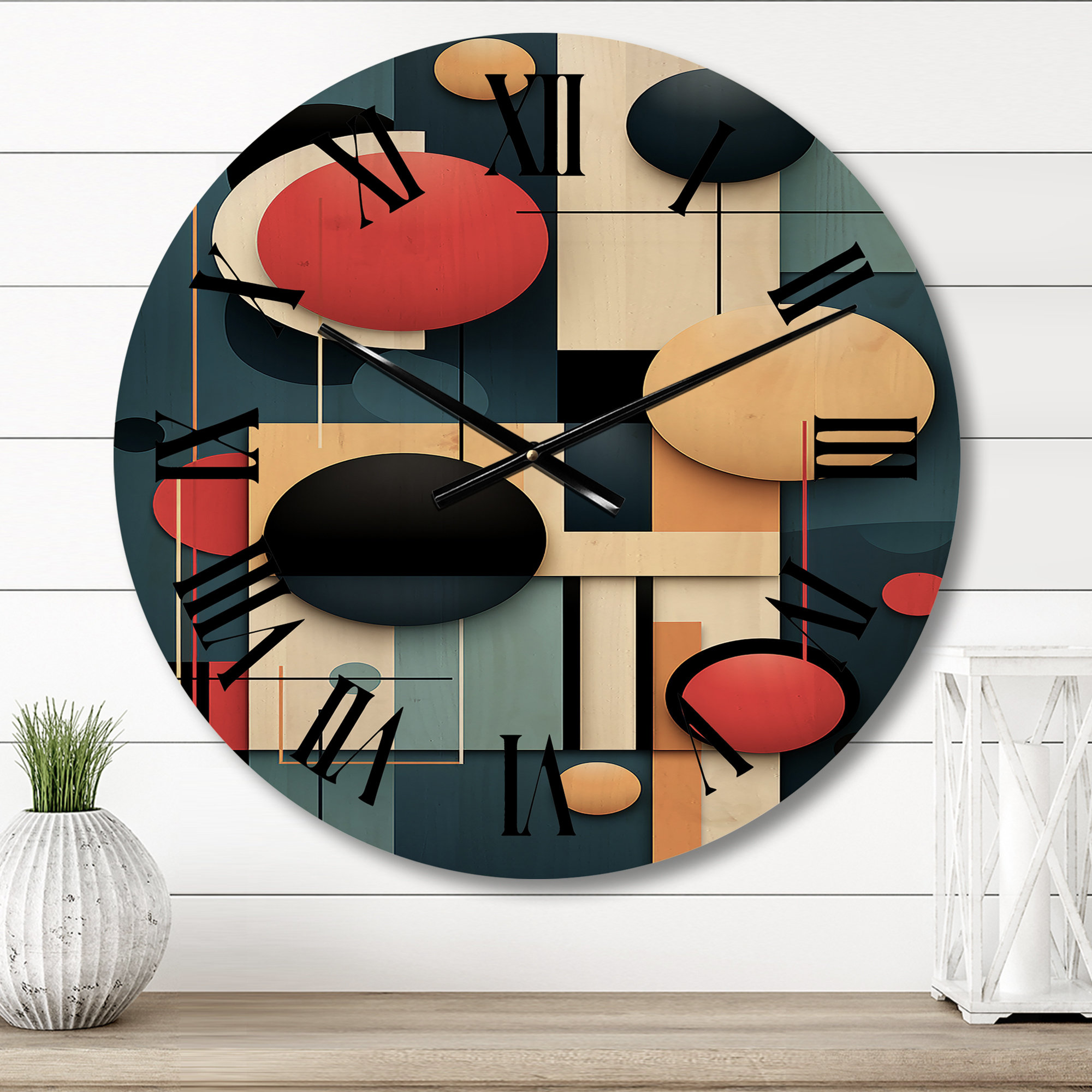 East Urban Home Retro Bliss Abstract Circular Geometrics I - Modern ...
