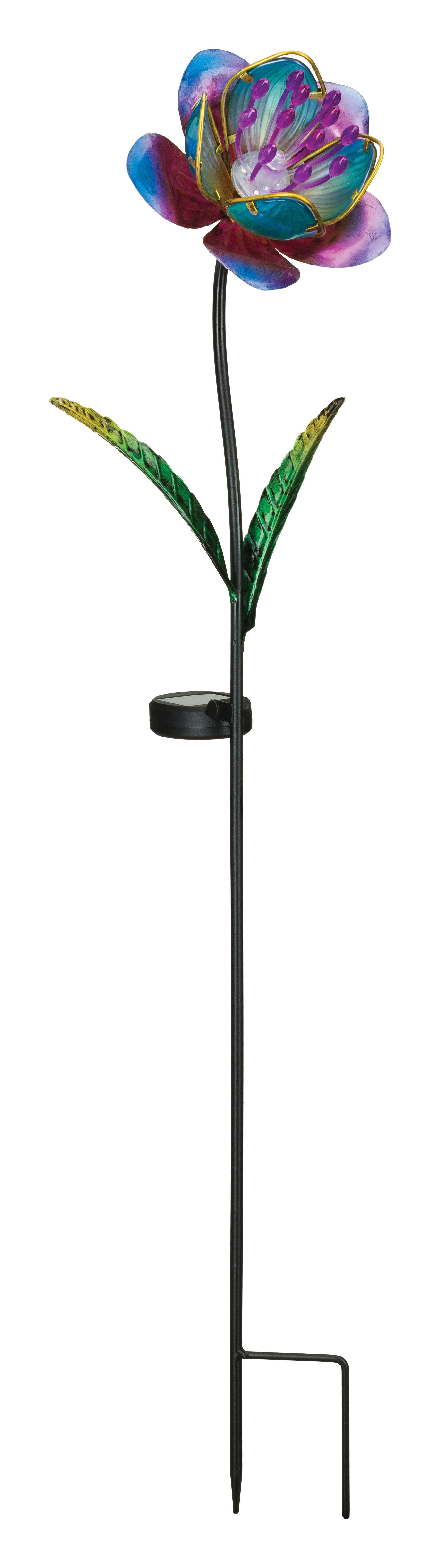 Regal Art & Gift Mystic Flower Solar Stake | Wayfair