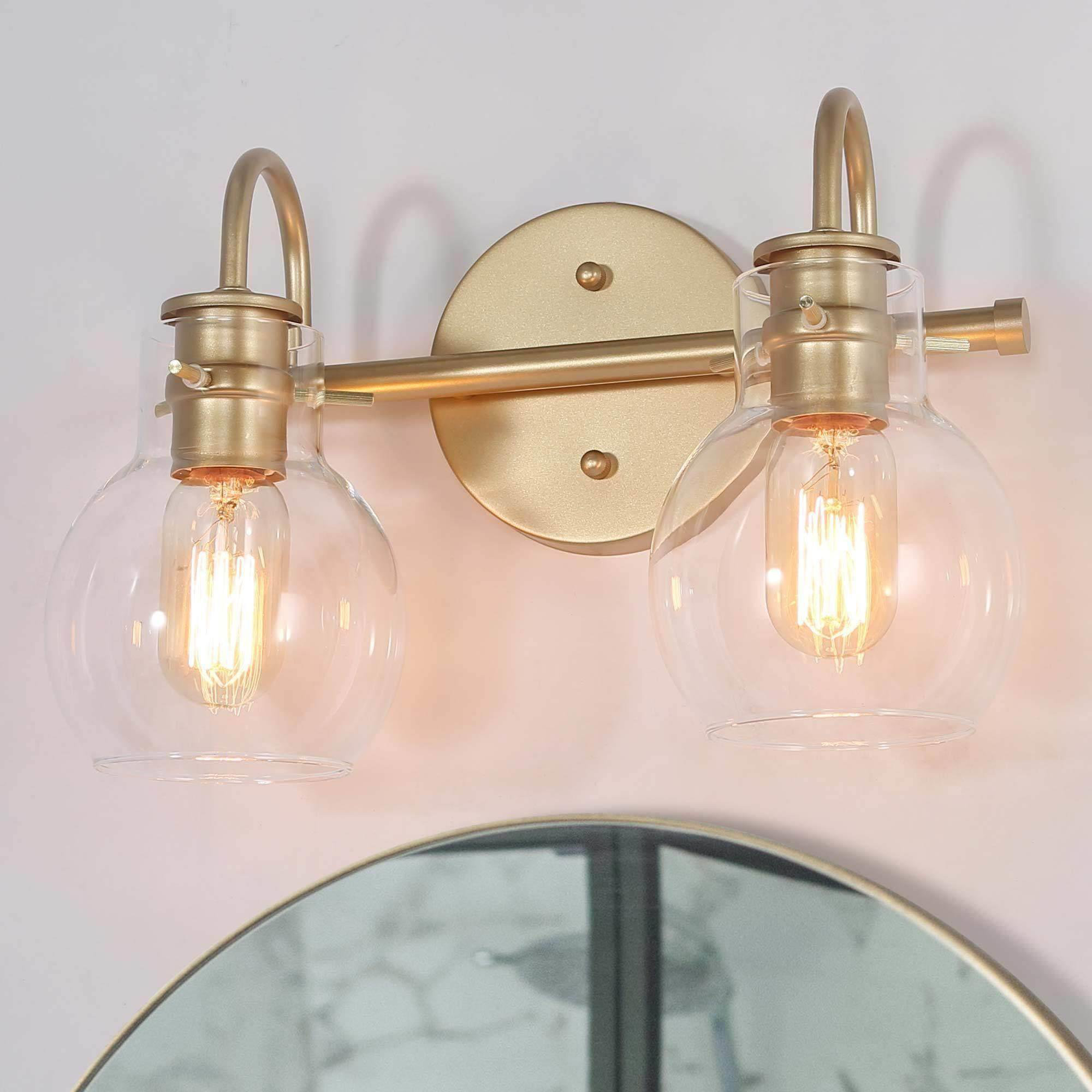 Mercer41 Sia 2 - Light 13'' W Dimmable Bathroom Vanity Light ETL ...