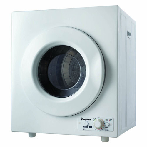 Magic Chef 3.5 Cubic Feet Compact Electric Clothes Dryer w/ Sensor and ...