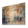 Ophelia & Co. Vivid Symphony Of Forest Birch Trees III - Traditional ...