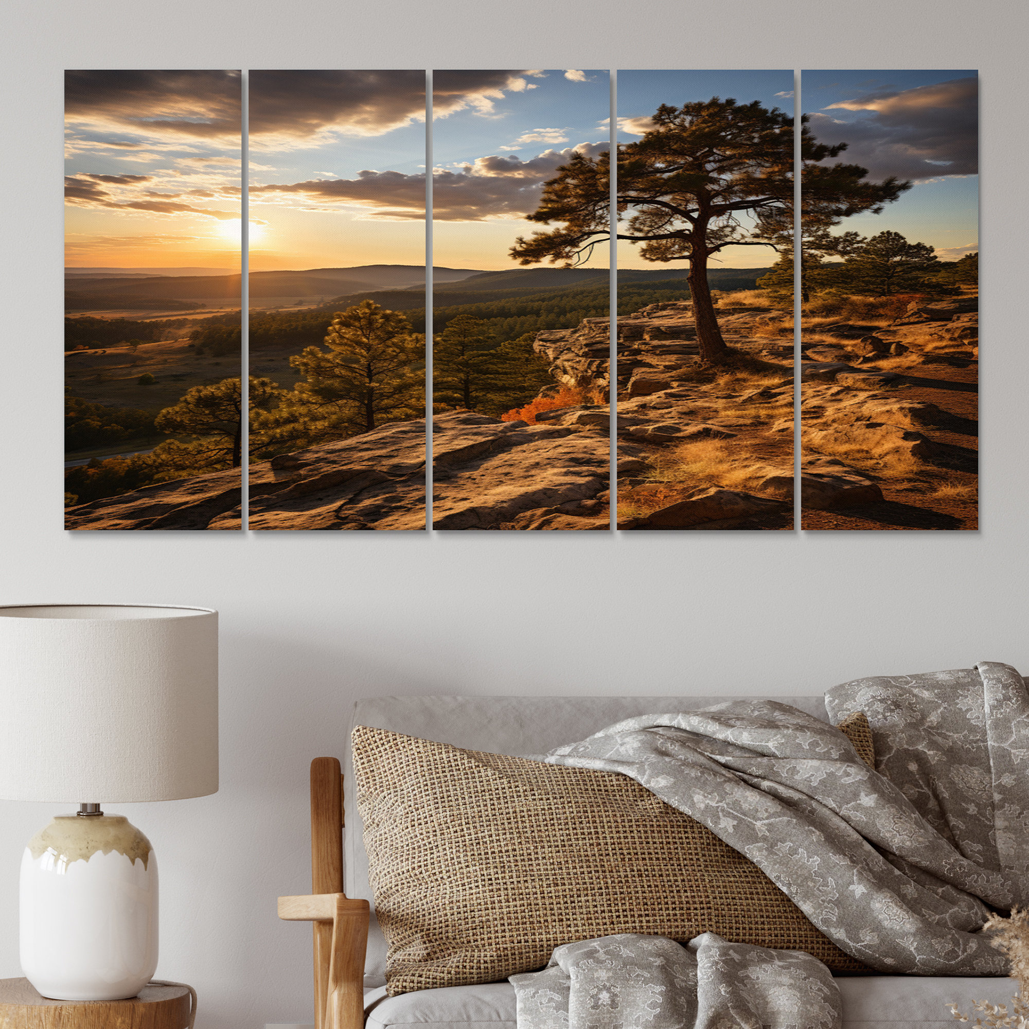 Millwood Pines Alabama Country Landscape II - Landscape & Nature Wall ...