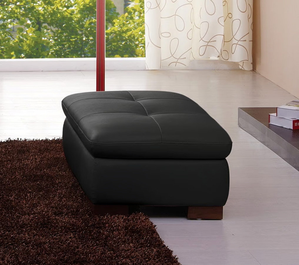 The Classy Home Nottingham Upholstered Ottoman | Wayfair