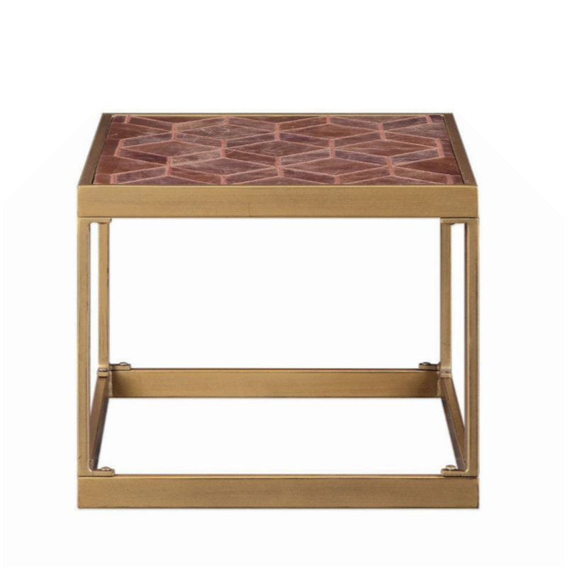 Everly Quinn Retro End Table With Open Base | Wayfair
