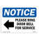 SignMission Please Ring Door Bell for Service Sign | Wayfair