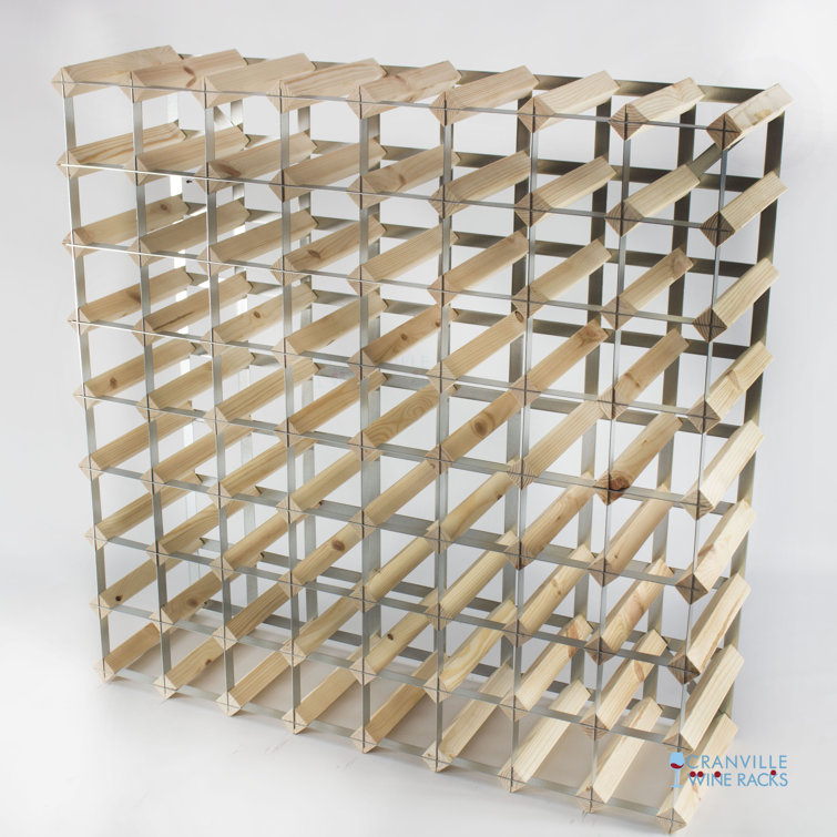 Cranville Wine Racks 10 Bottle Cast and Polished Solid Aluminium Wine ...