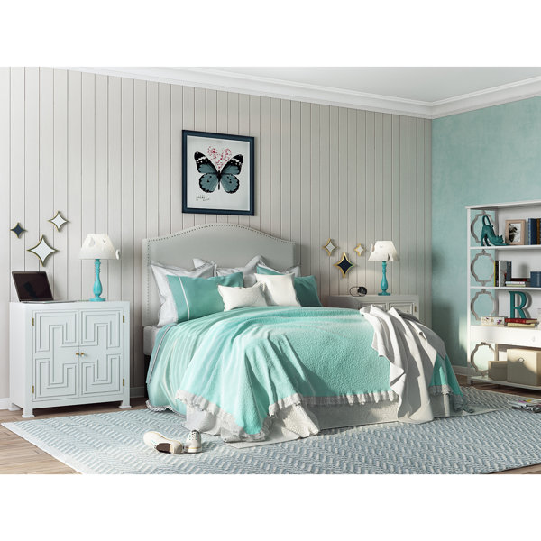 Mercury Row® Snowhill Upholstered Headboard & Reviews | Wayfair