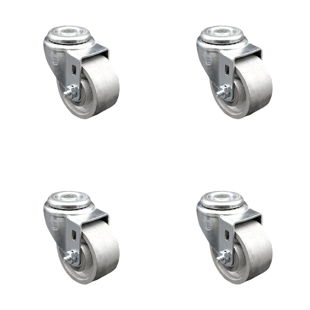 Service Caster Semi Steel Swivel Bolt Hole Caster | Wayfair