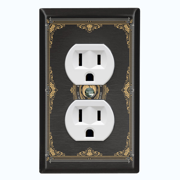 WorldAcc 2-Gang Duplex Outlet Wall Plate | Wayfair