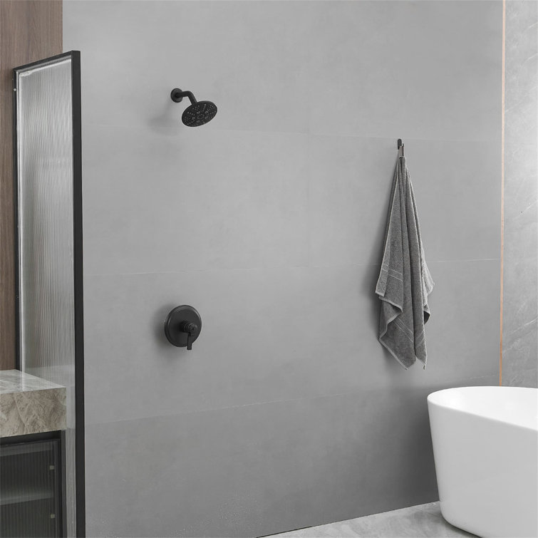 KIKO HOME Wall Mounted Shower System Single Handle Complete Shower ...