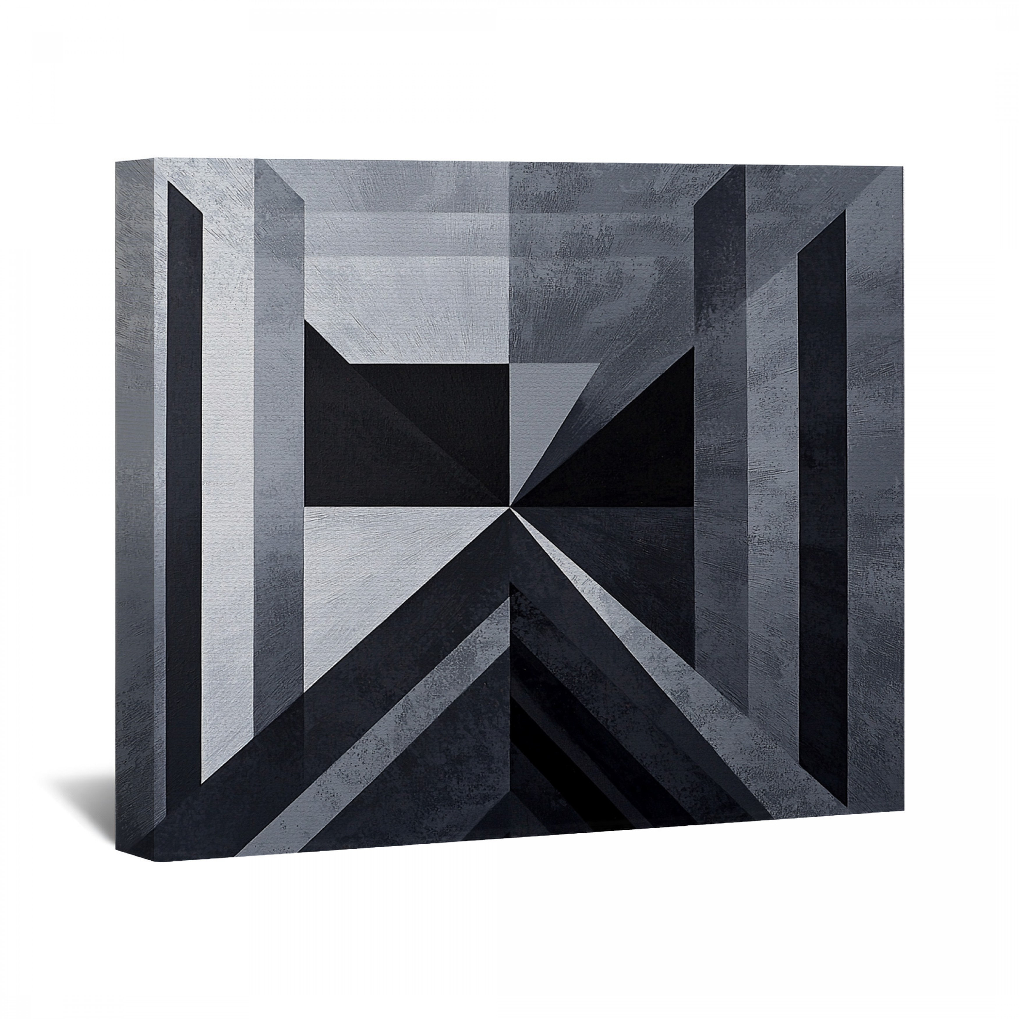 George Oliver Geometric Art Canvas Wrap - Geometric Wall Decor ...