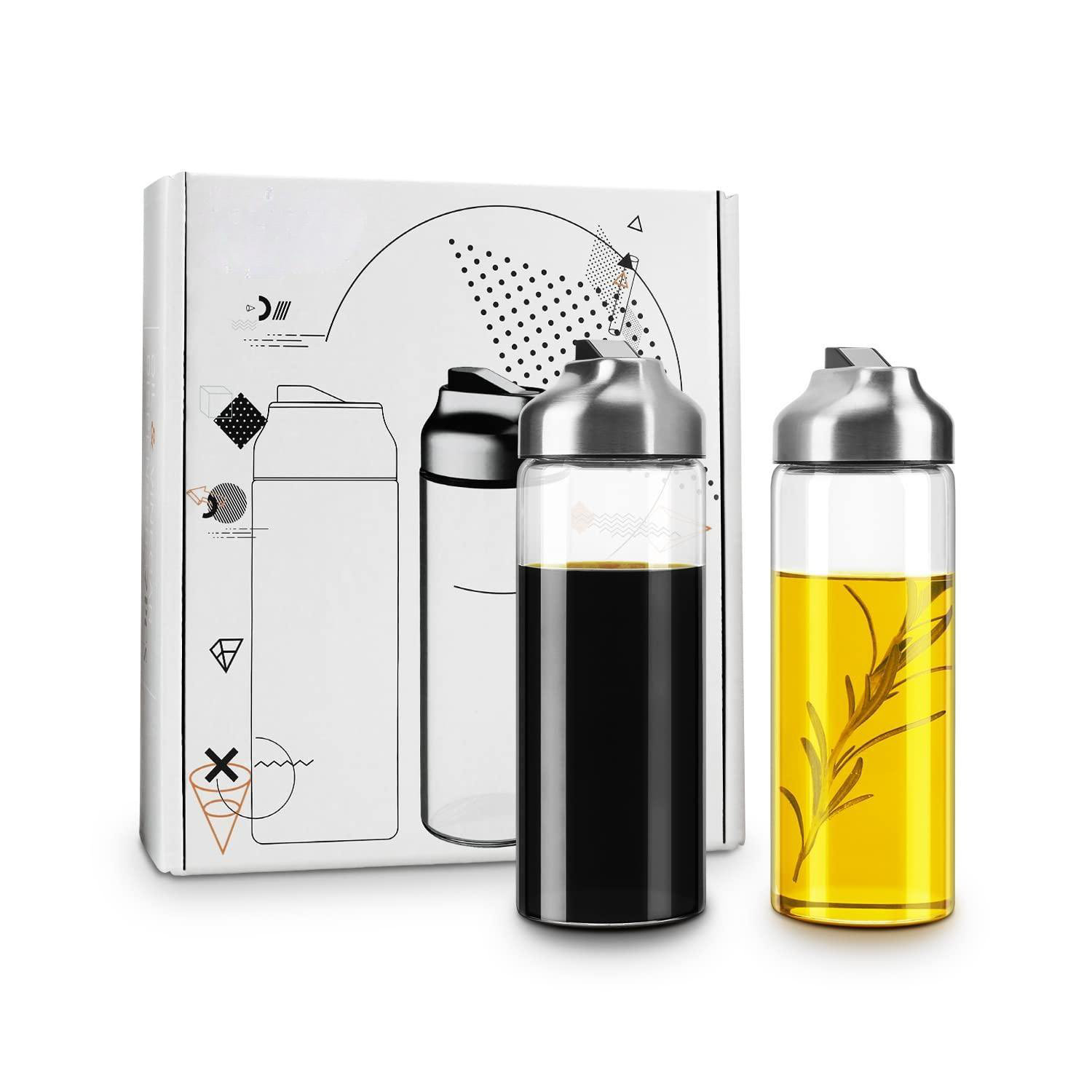 SHIRLEY'S OFFICE FURNITURE, LLC Olive Oil Dispenser - 14 OZ Glass Oil ...