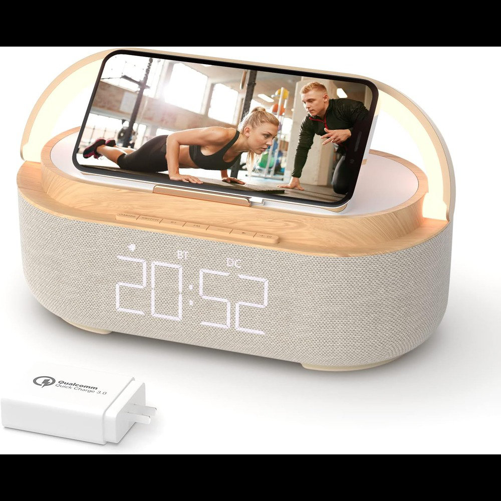 Invenitiah Digital Plastic / Acrylic Electric Tabletop Clock with Alarm ...