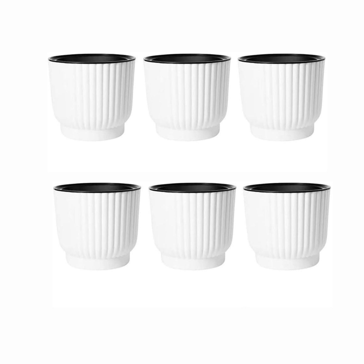Ameriwood 6 Pack Plastic Flower Pots | Wayfair